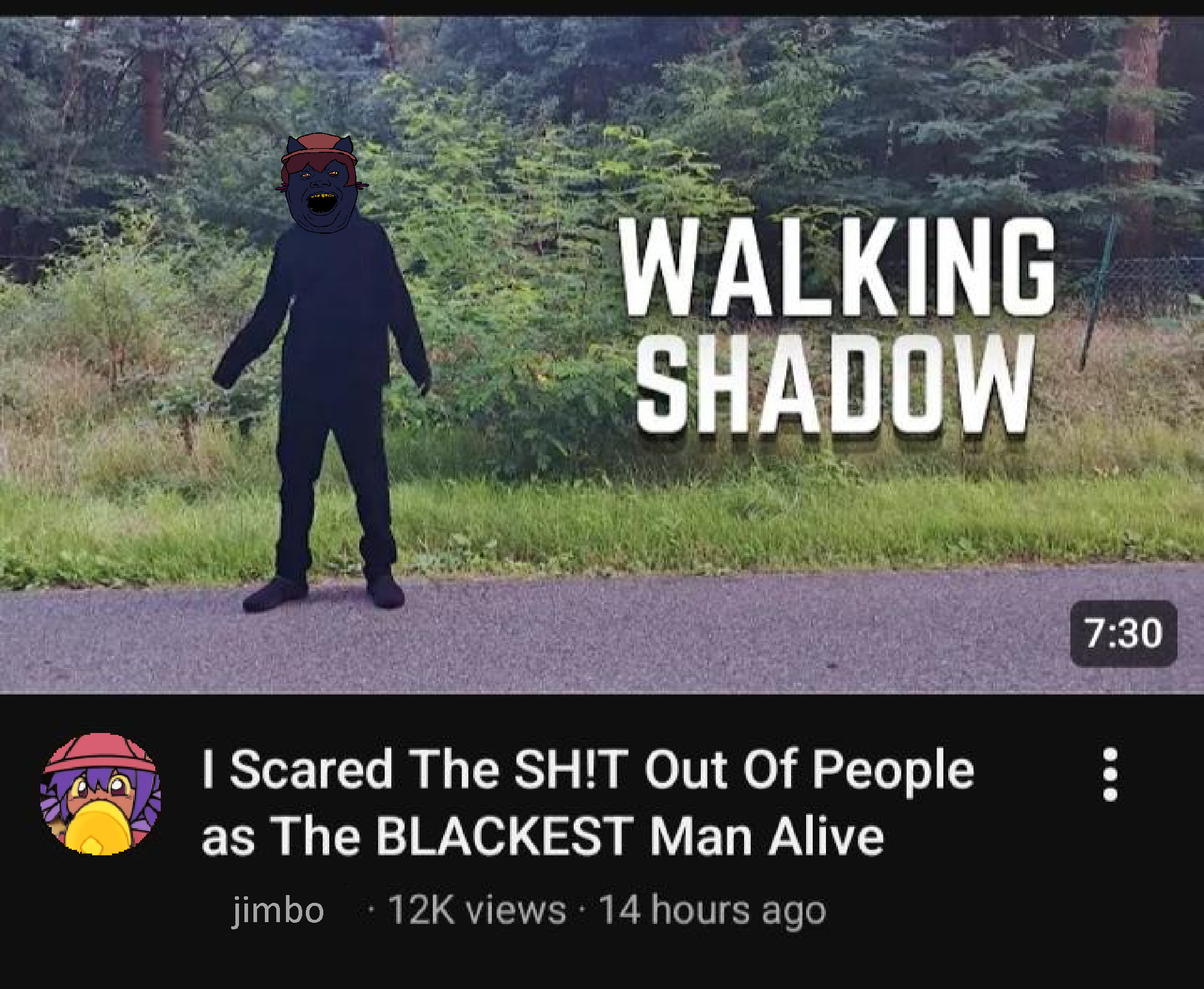 SoyBooru - Post 137357: blackest_man_alive brown_skin grass jimbo_(namefag) jimbo_(user) jimbrap ...